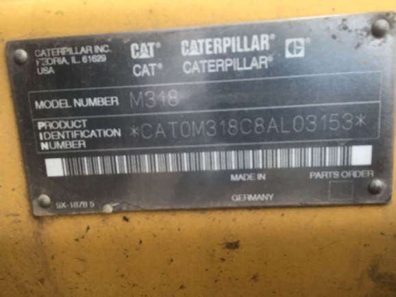 2001 Caterpillar M318 For Sale in Wisconsin, USA | MY-Equipment.com